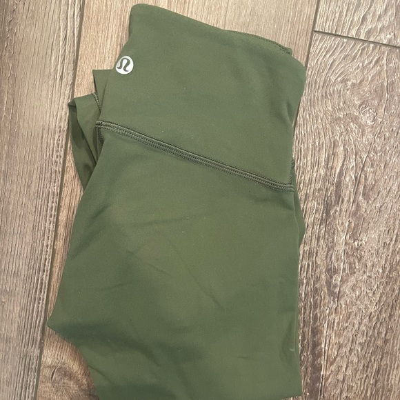 lululemon athletica | Pants & Jumpsuits | Green Lululemon Leggings ...